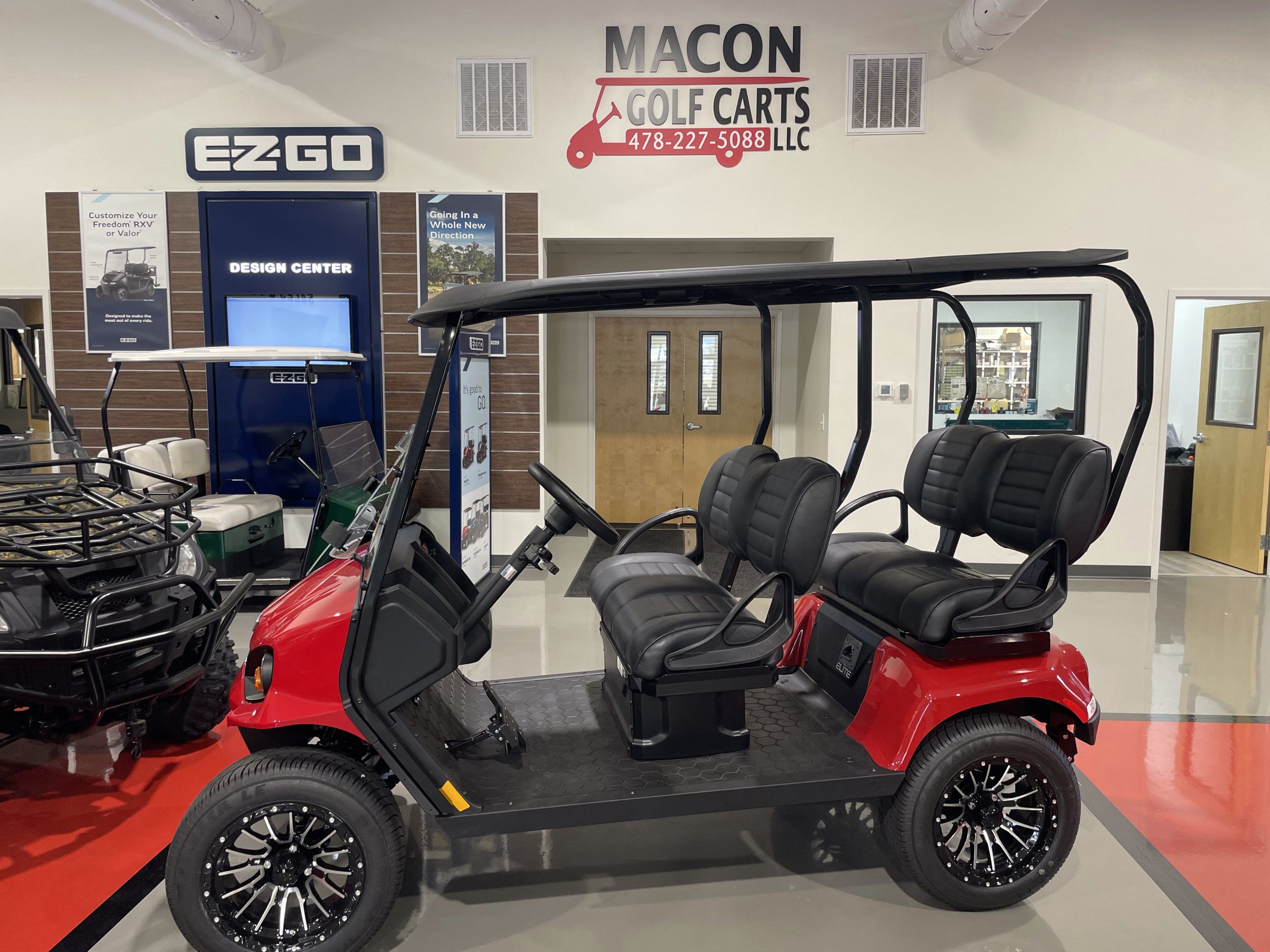 2026 EZ-GO Liberty ELiTE Lithium 4-Passenger - Flame Red